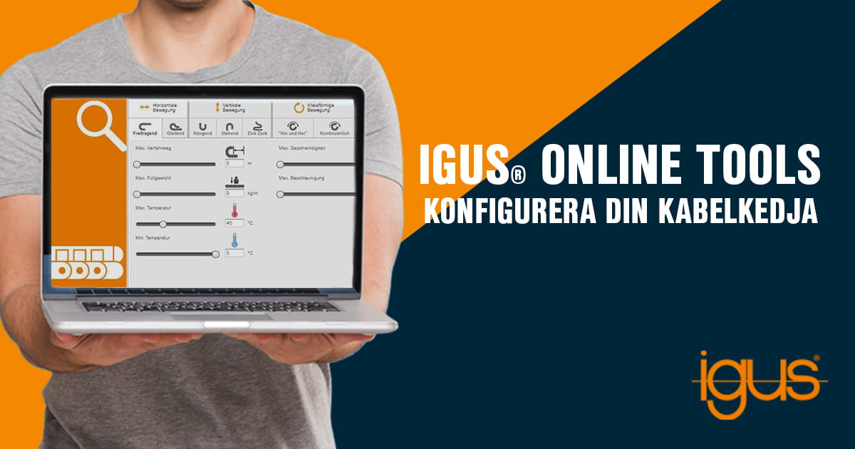 igus online tools - konfigurera din kabelkedja | OEM Automatic