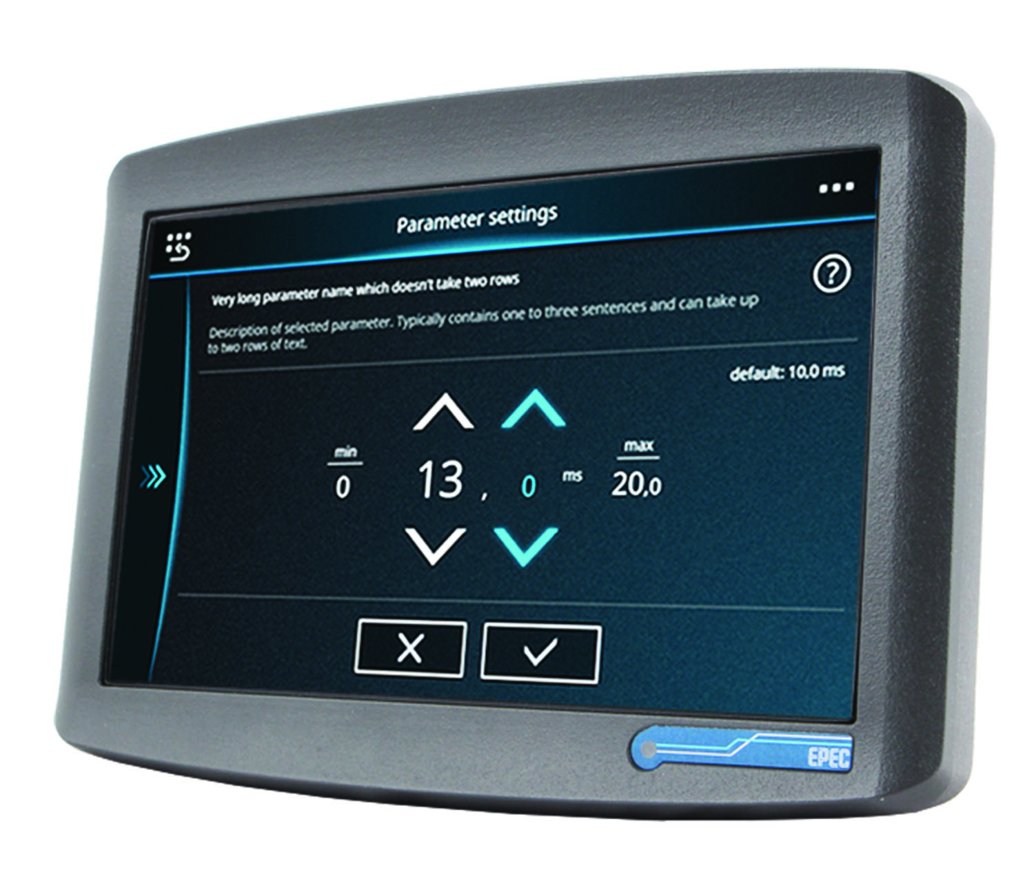 Display 6107 för mobila applikationer från Epec | OEM Automatic