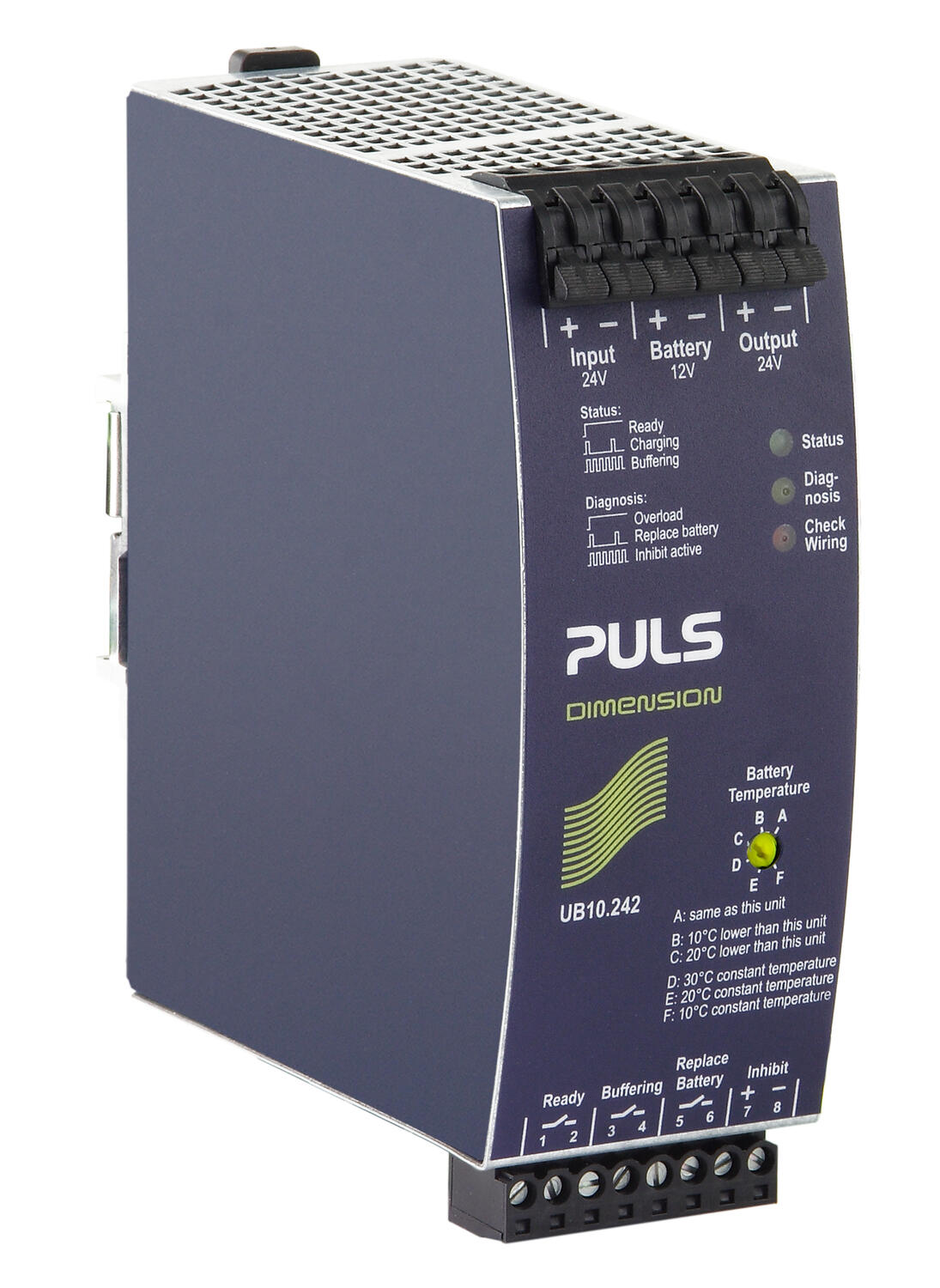 PULS DC UPS, 24V DC, för batteri 17-130 Ah | OEM Automatic