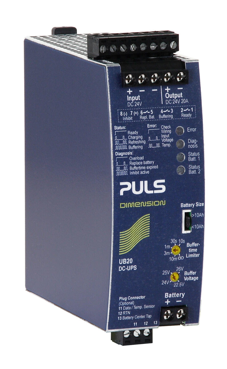 PULS DC UPS, 24V DC, för batteri 3,9-130 Ah | OEM Automatic